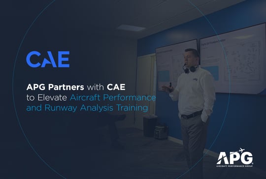 CAE Partners with APG for Aircraft Performance Training