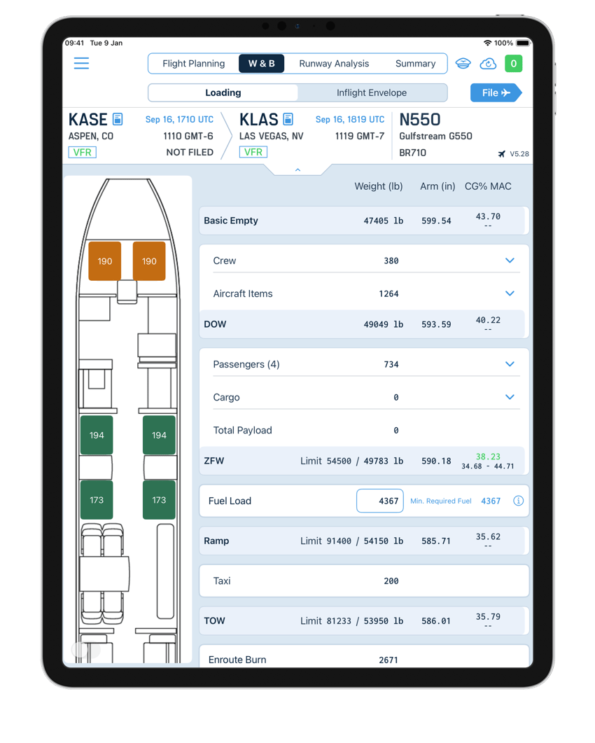 iPreFlight Genesis® PRO | Advanced Flight Planning & Performance