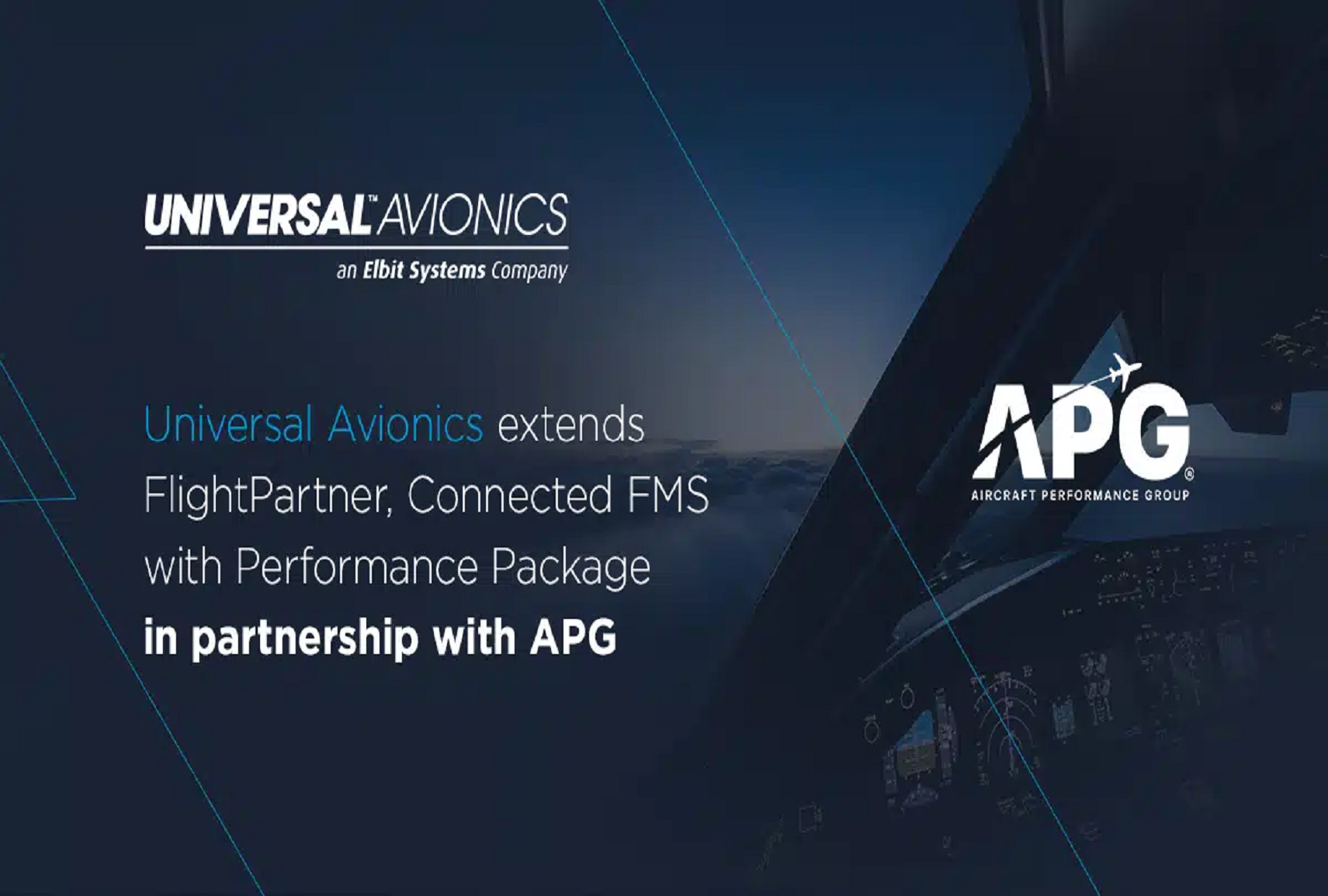 Universal Avionics extends Connected FMS with APG